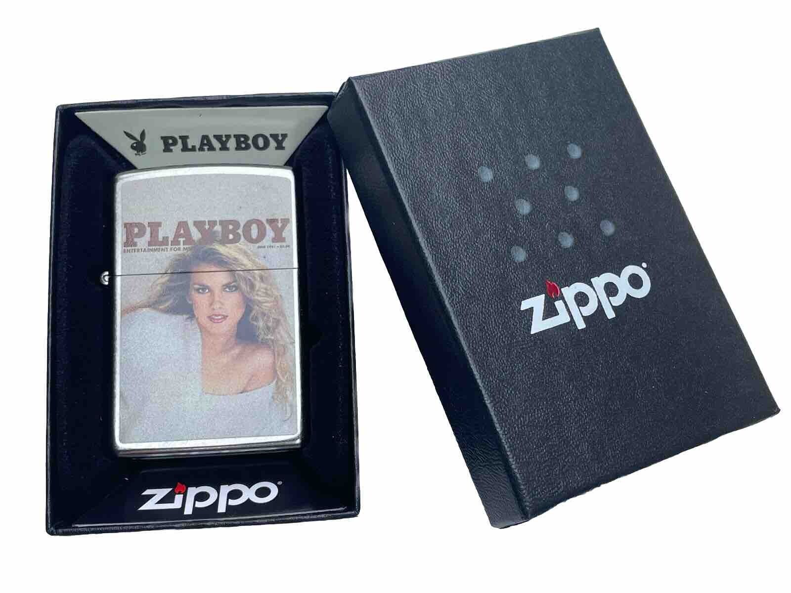Genuine Zippo Lighter Playboy Cover Design June 1981 Collectible For P – FlintBoss